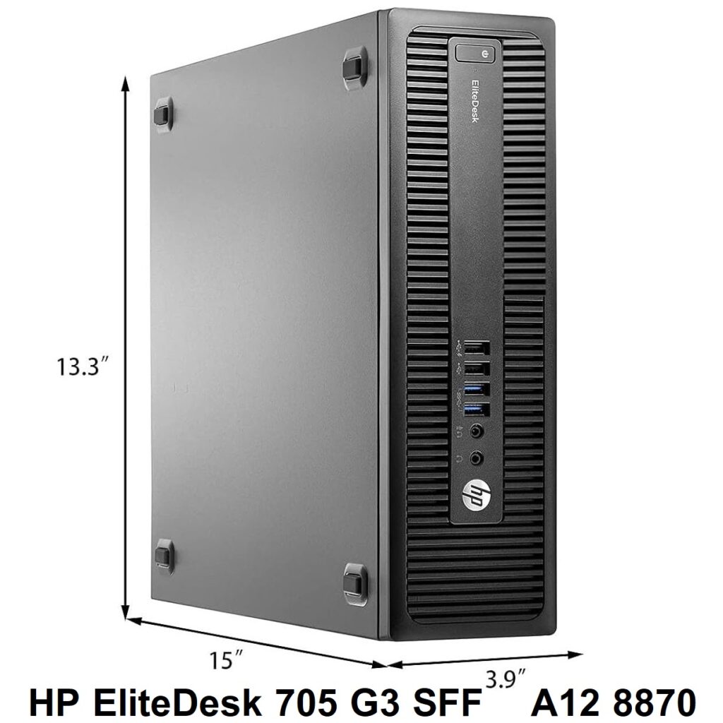 مینی کیس HP EliteDesk 705 G3 SFF AMD A12 رم16